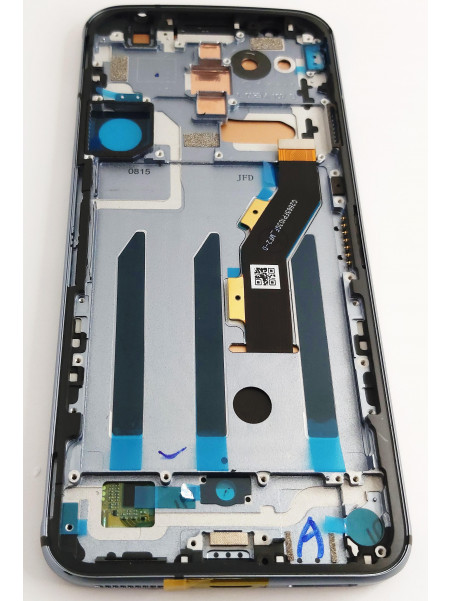 Pantalla LCD para ZTE Red Magic 5S mas tactil negro mas marco gris ...
