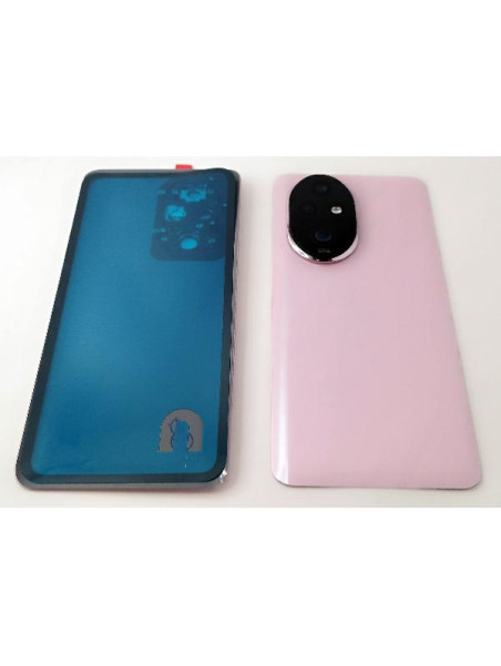 Tapa trasera o tapa bateria rosa para Honor 200 Pro con lente de camara