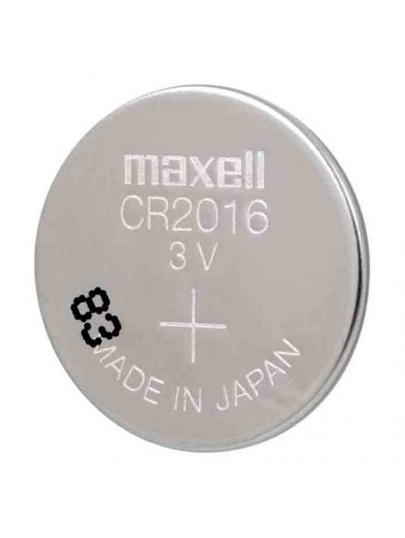 Comprar PILA DE BOTON CR2016 BATERIA DE LITIO 3V CON BLISTER MAXELL (UNIDAD). Precio de oferta