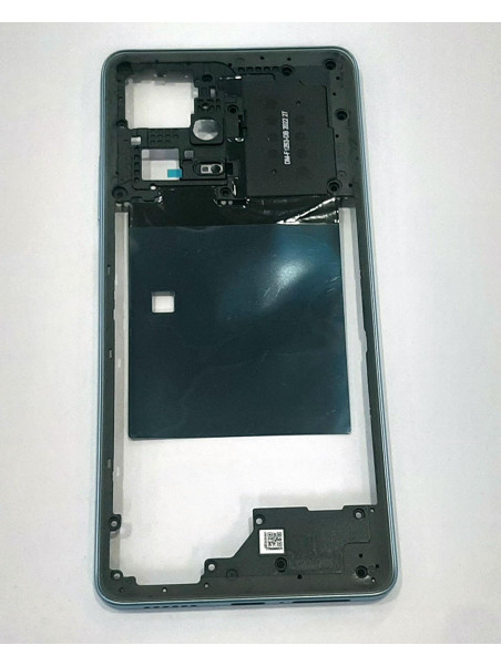 Carcasa o marco central azul para Xiaomi Redmi Note 12 Pro Plus calidad ...